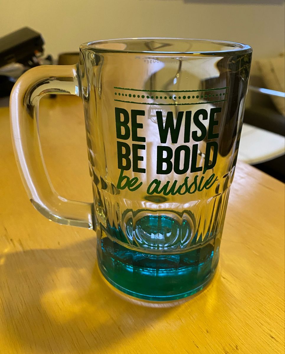 Caneca de Cerveja Outback Verde | Canequinha Outback Usado 76852994 ...