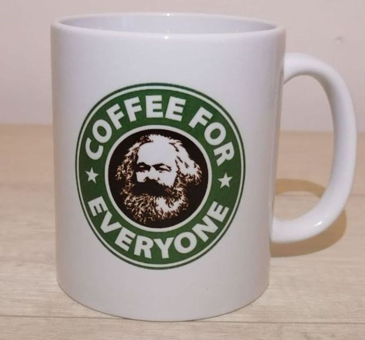 Caneca Karl Marx Estilo Starbucks Coffee For Everyone Personalizada ...