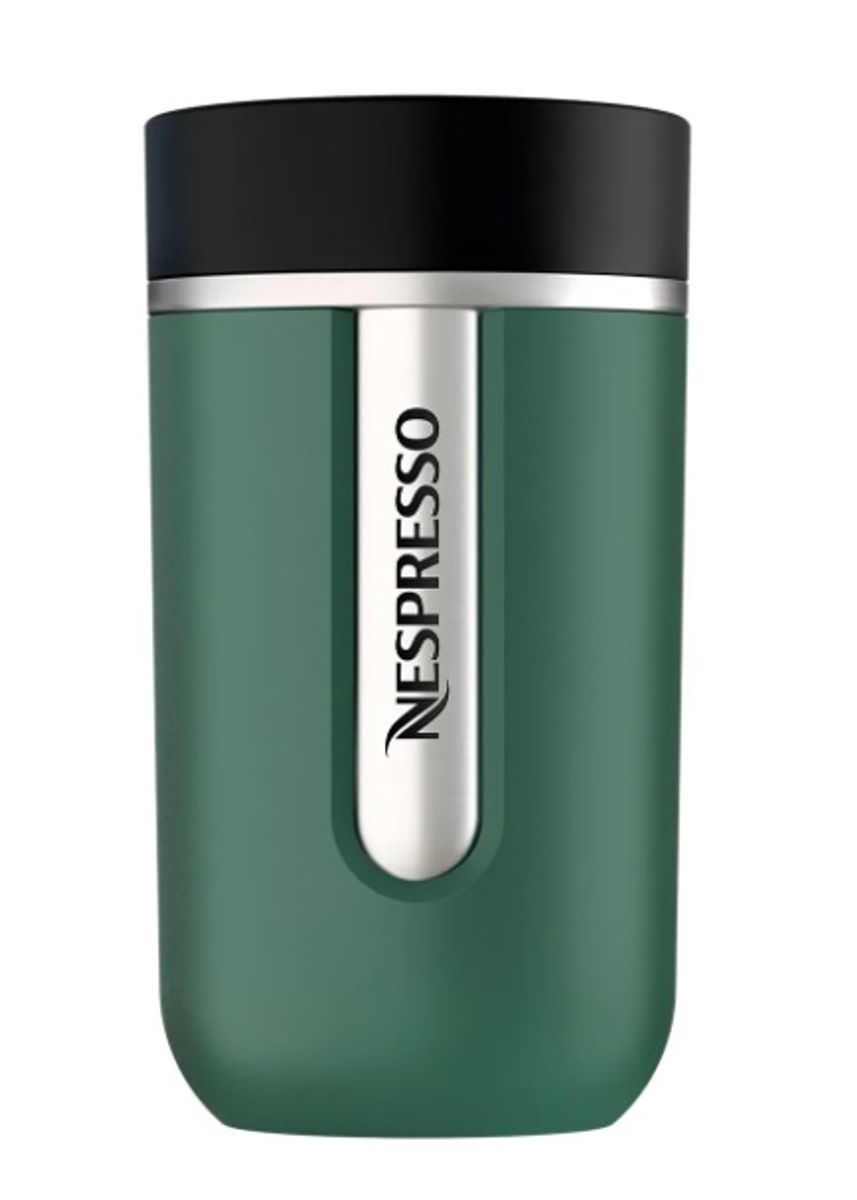 Caneca Térmica Nespresso Verde | Móvel de Cozinha Nespresso Nunca Usado ...