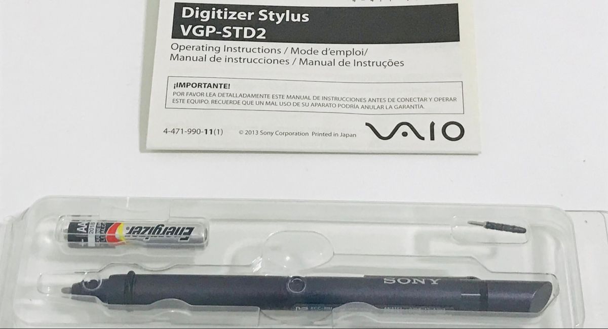 Caneta Sony Vaio Digitalizar Vgp-std2 Importado Novo | Computador Notebook Sony Nunca Usado ...