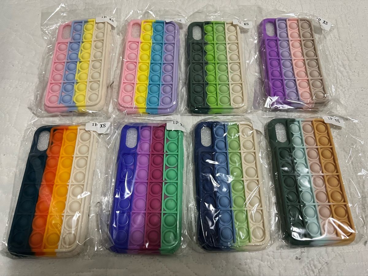 Capa Capinha Pop It Colorido Tiktok Fidget For Iphone Disponíveis ...