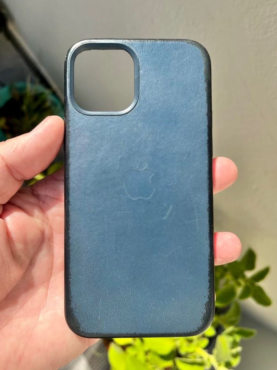 Capa/case Capinha Azul Original Apple Iphone 12 | Iphone Apple Usado ...