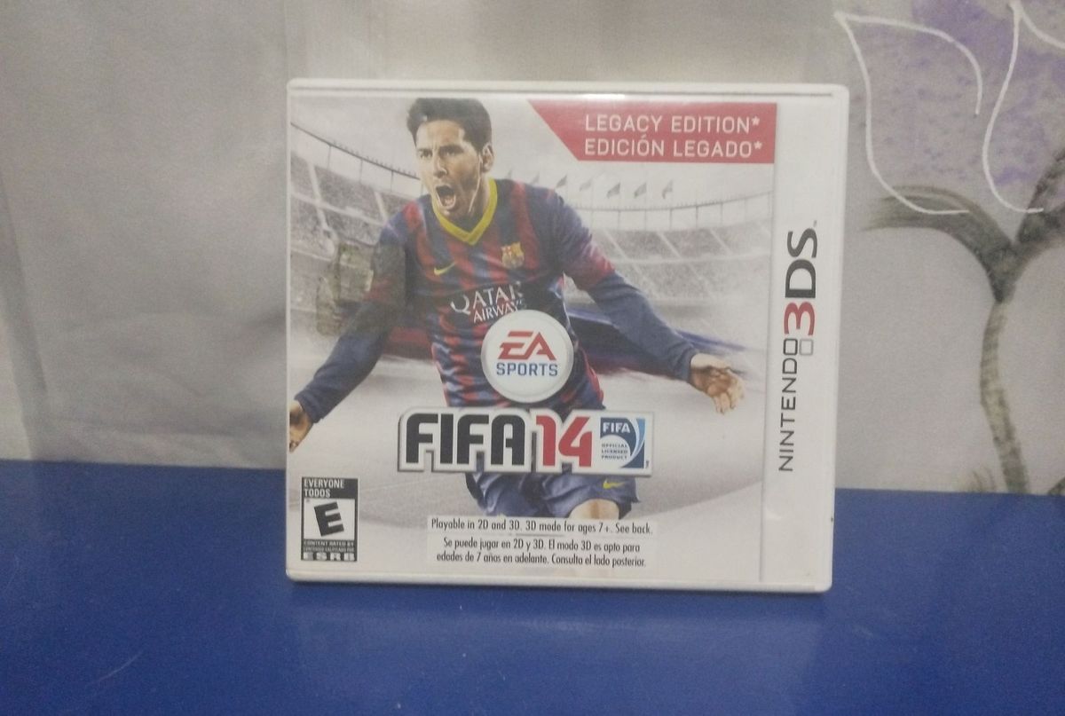 Capa com Manual Fifa 14 Nintendo 3ds Cacareco Nintendo 3ds Usado 103489256 enjoei