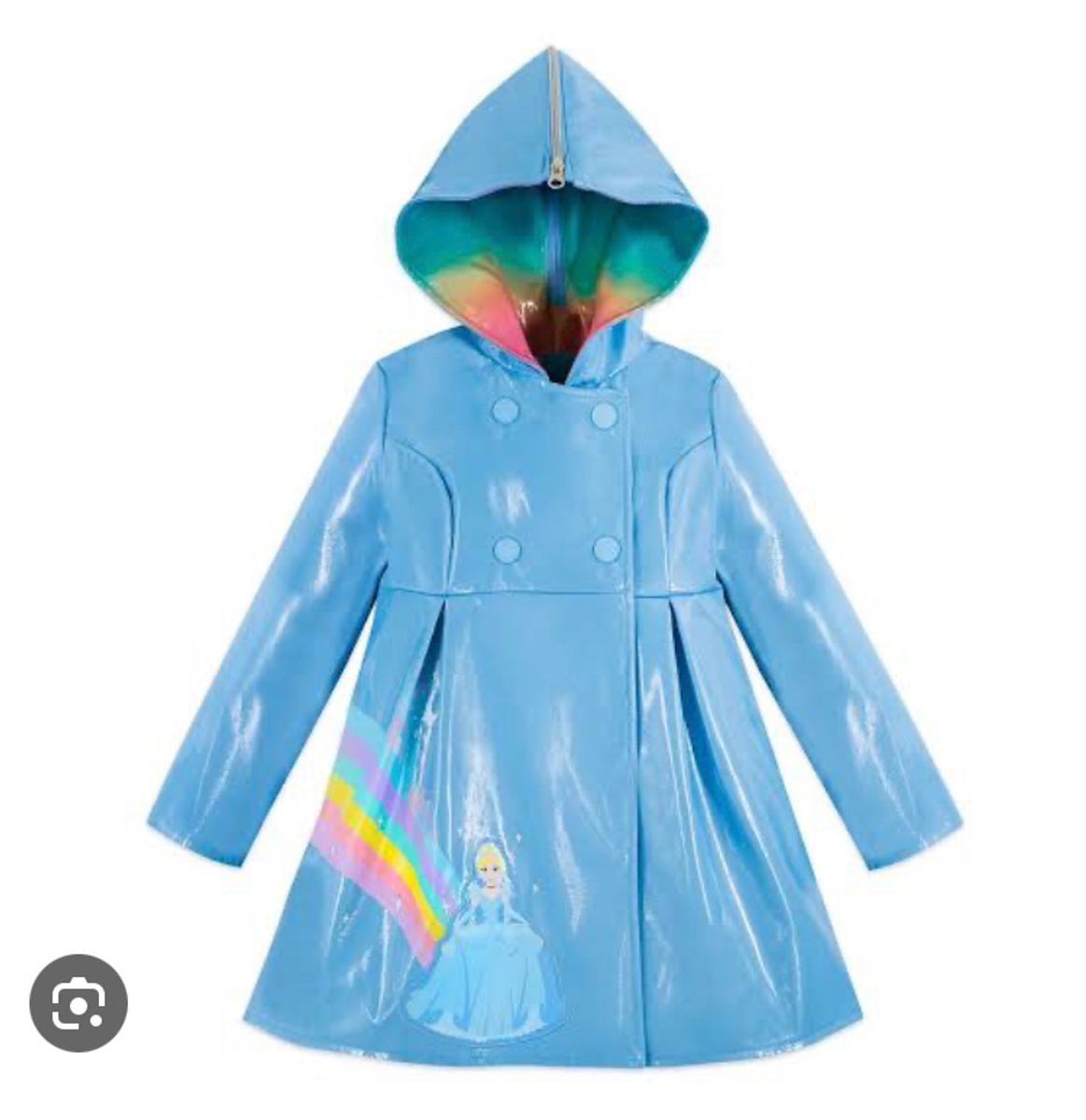 Capa de Chuva Cinderela Comprada Na Disney 7-8 | Roupa Infantil para ...