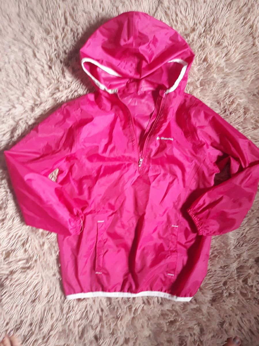 Capa de Chuva Infantil Rosa Quechua | Roupa Infantil para Menina ...