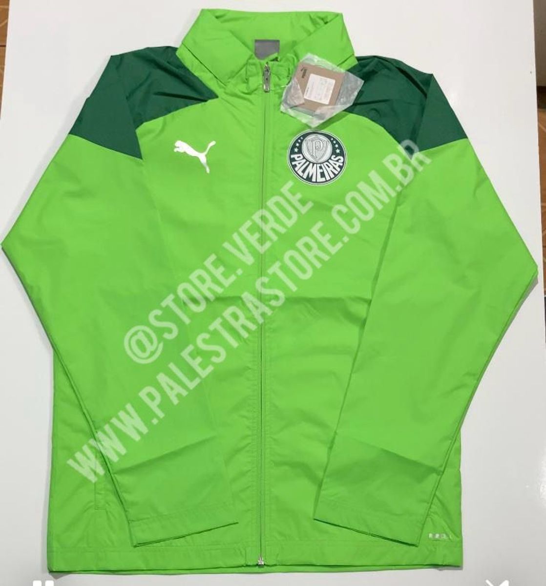 Capa de Chuva Palmeiras Verde 2024/25 - Puma | Casaco Masculino Puma ...