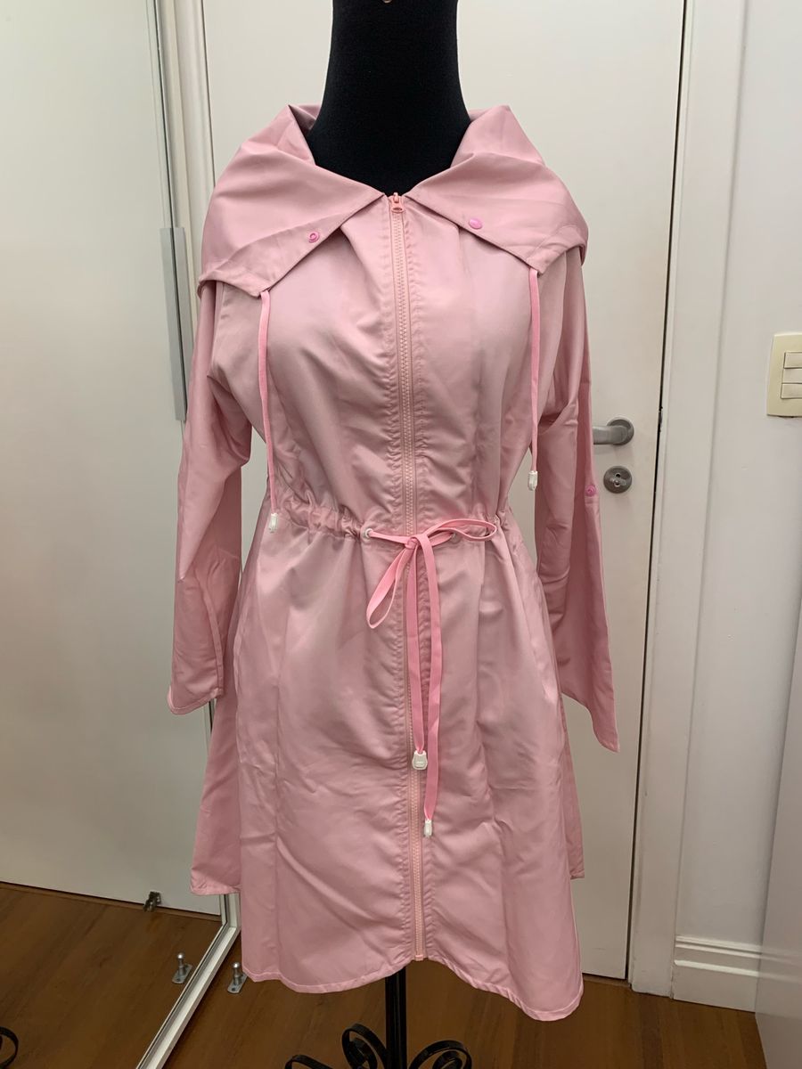 Capa de Chuva Rosa | Casaco Feminino La Pluie Usado 79946309 | enjoei