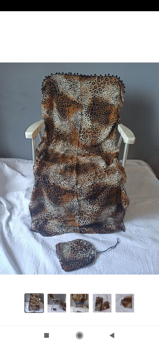 Capa para Cadeira de Praia Animal Print | Moda Praia Feminina Laions ...