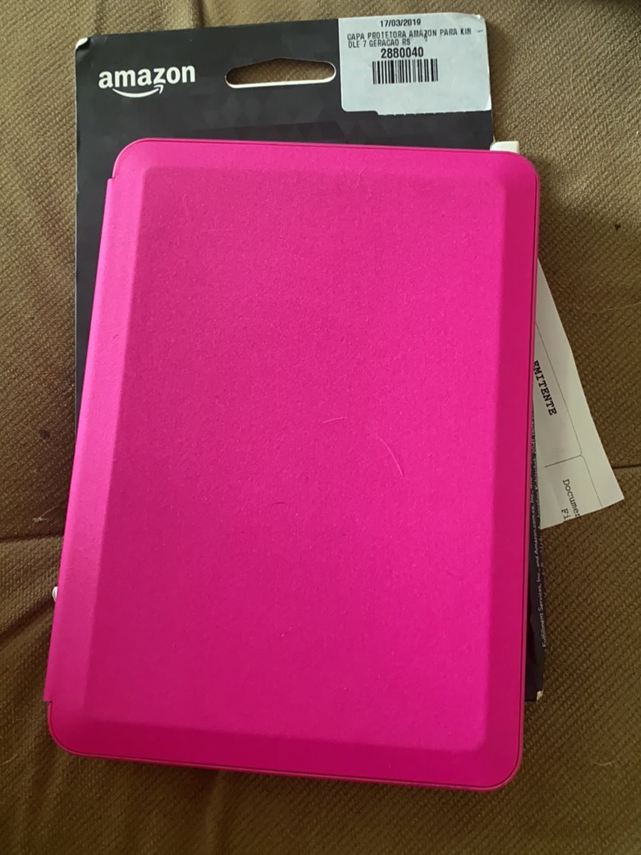 Capa Protetora Amazon Kindle Rosa Nova | Item Info & Eletro Amazon ...