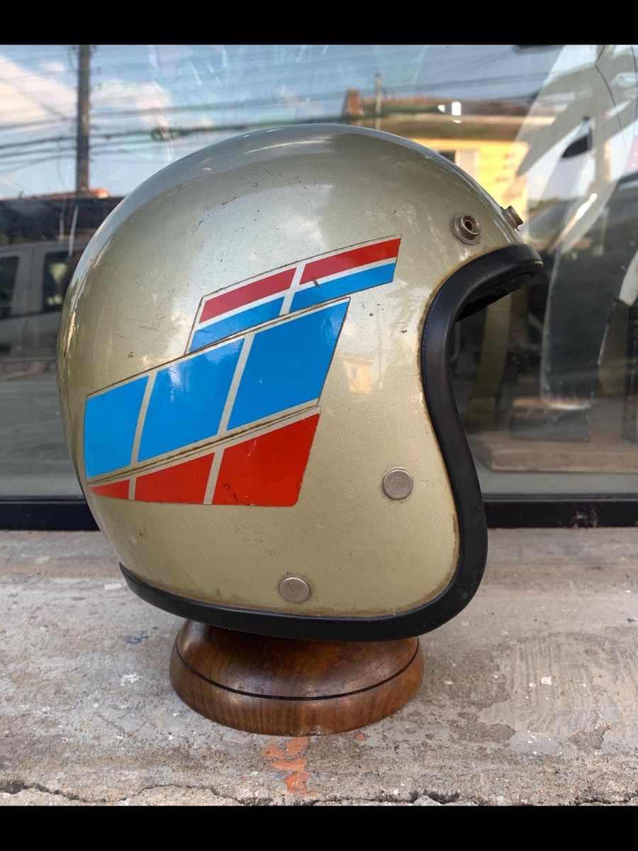 Capacete Antigo | Produto Vintage e Retro Usado 70848225 | enjoei