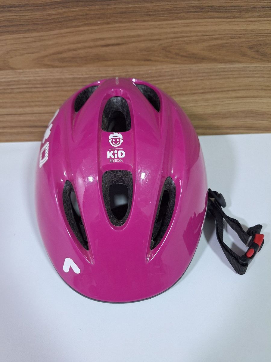 Capacete Decathlon 47-53cm Btwin Kh300 Rosa Pink | Brinquedo para Bebês ...