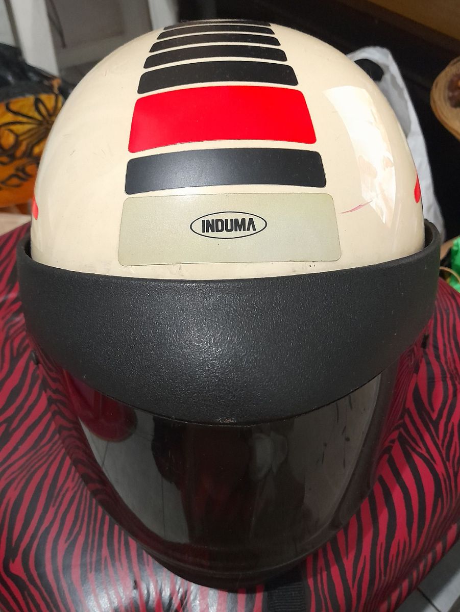Capacete Induma Nbr 7471 Nunca Usado | Produto Vintage e Retro Induma ...