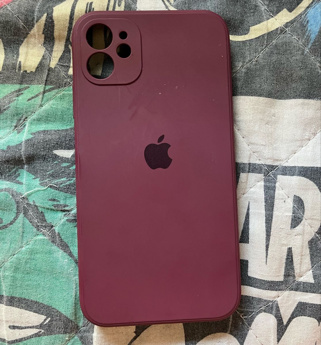 Capinha Vinho Logo da Apple Iphone 11 | Capinha Apple Usado 76767614 ...