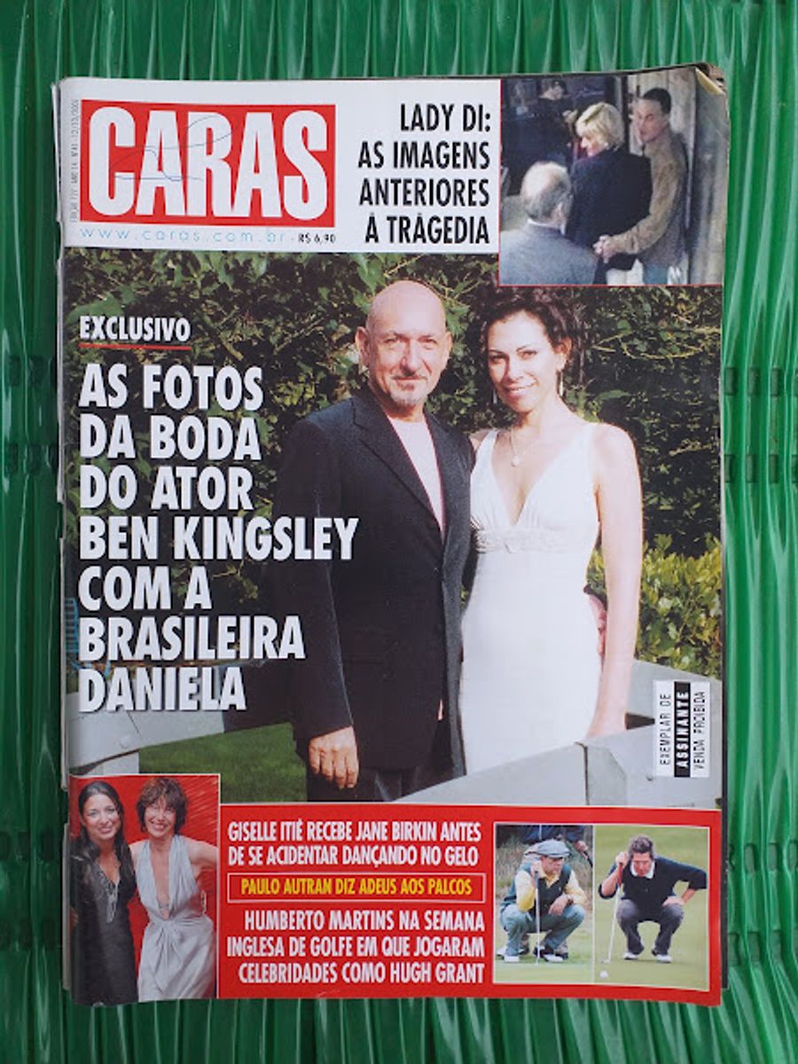 Caras 727 * Ben Kingsley * Sting * Felipe Camargo * Emma Watson | Livro ...