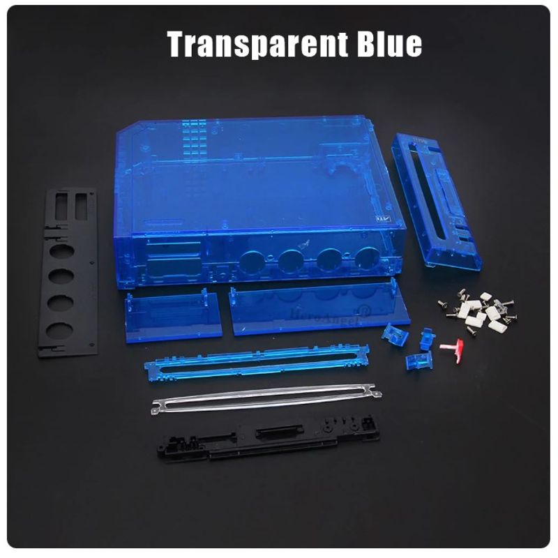 Carcaca Case Mod Shell Nintendo Wii Azul Transparente Acessorio p Videogame Nunca Usado 96863446 enjoei
