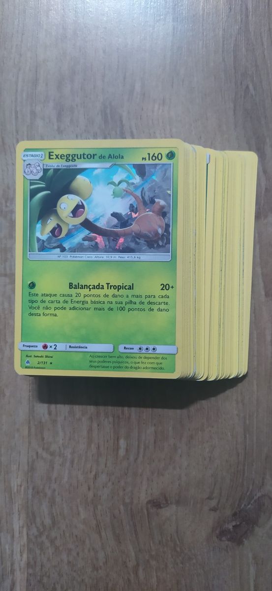 Card Game Pokémon Baralho | Brinquedo para Bebês Pokémon Usado ...