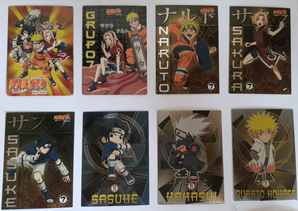 Cards Naruto Nija Ranks - 45 Un | Jogo de Tabuleiro Panini Usado ...