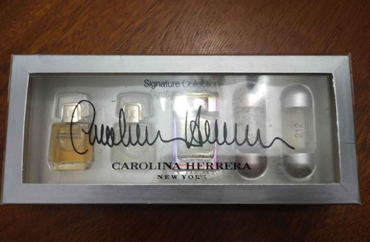 Carolina Herrera Signature Coleção 5 Peças Conjunto Miniatura | Perfume ...