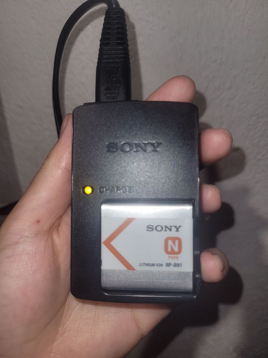 Carregador de Bateria Sony Original Câmera Cyber Shot | Máquina ...