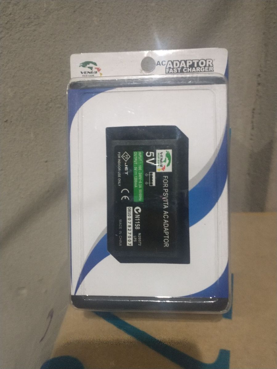 Carregador Paralelo Psvita | Acessório p/ Videogame Nunca Usado ...
