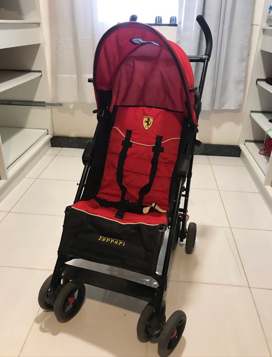 Carrinho Bebê Ferrari Comprado No Exterior Perfeito Estado | Carrinho ...