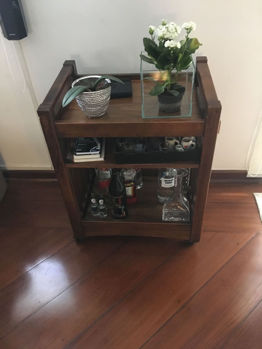 Carrinho de Chá em Madeira | Rack Tock & Stock Usado 20704604 | enjoei