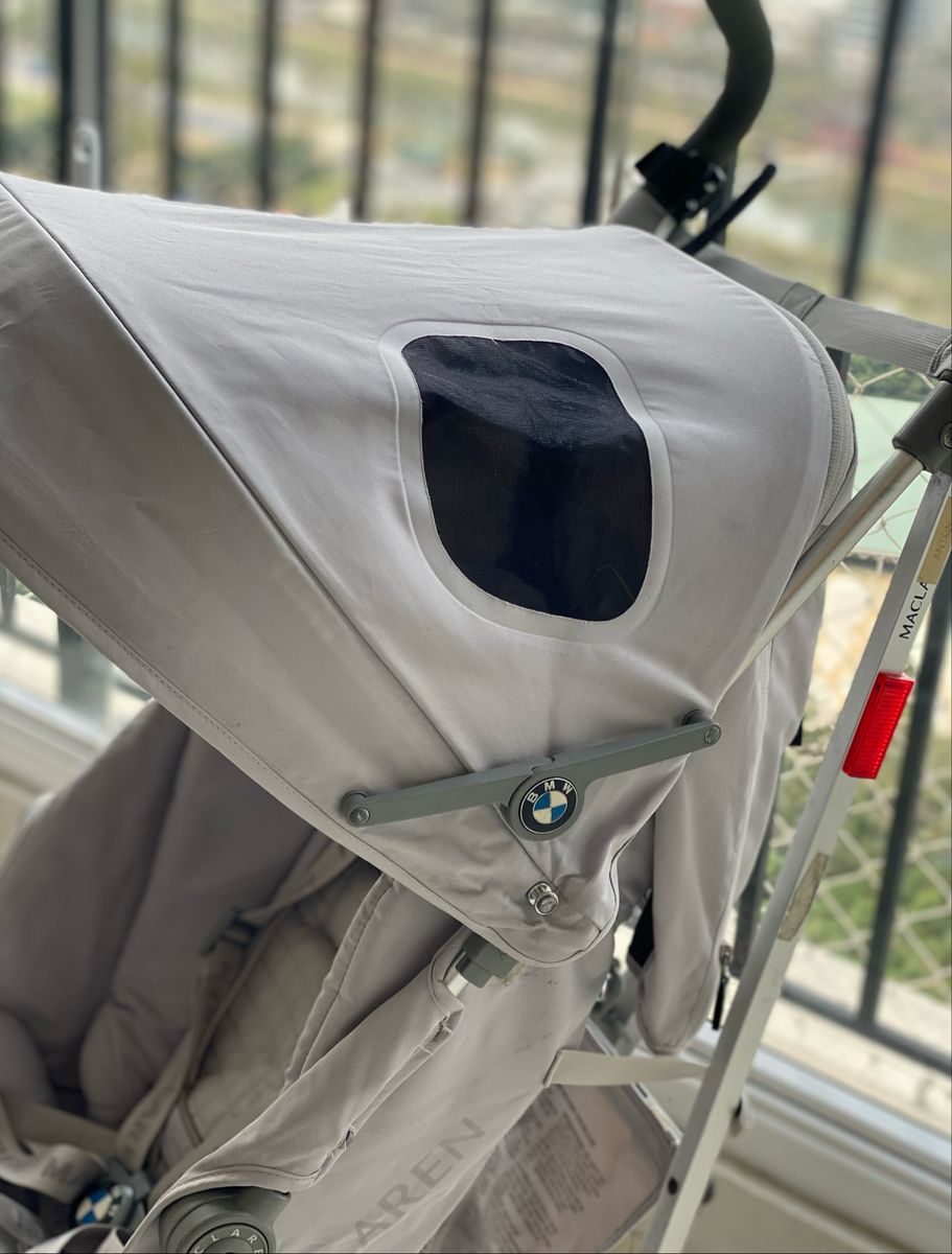 Carrinho Maclaren Bmw Silver Prata Buggy Stroller | Carrinho de Bebê ...