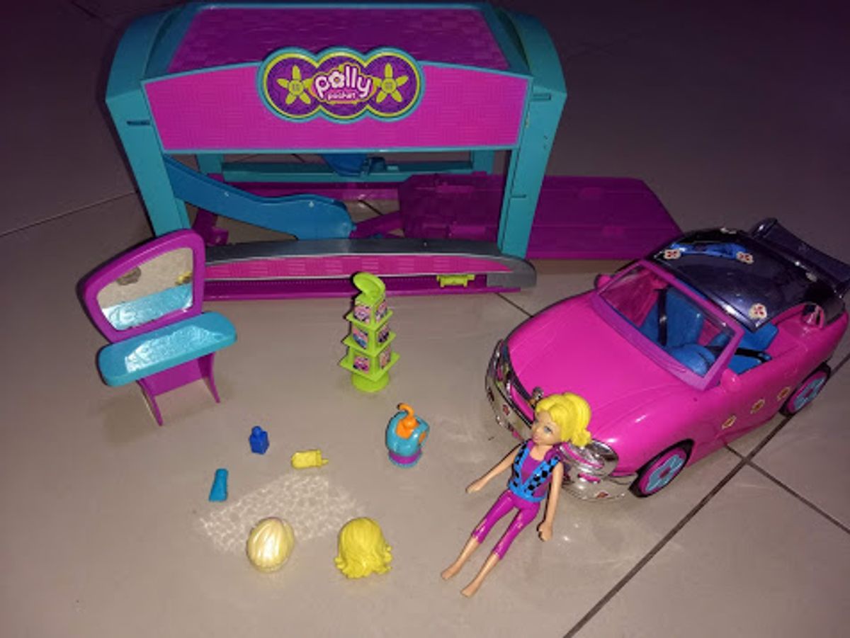 Carro da Polly Completo | Brinquedo Mattel Usado 46101619 | enjoei