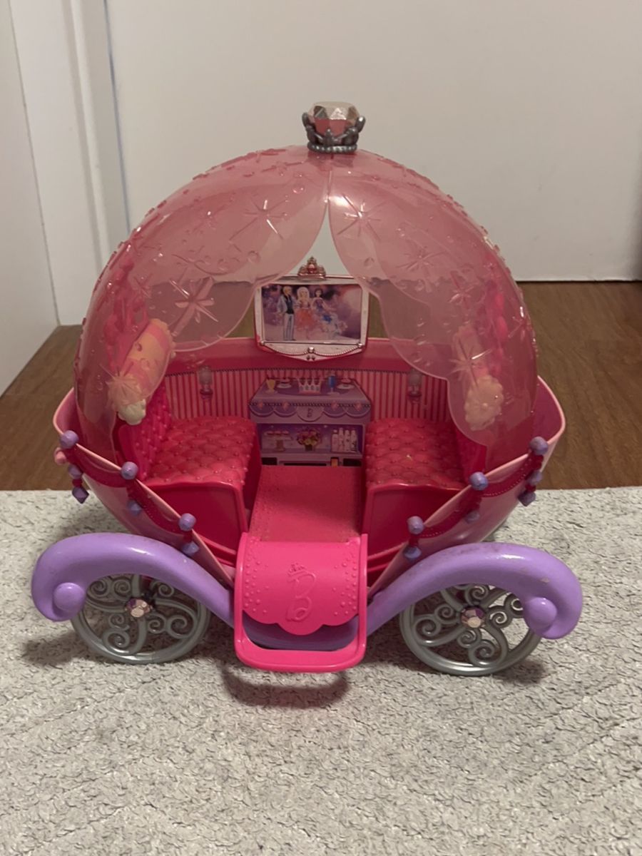 Carruagem Barbie Brinquedo Barbie Usado 74707036 Enjoei
