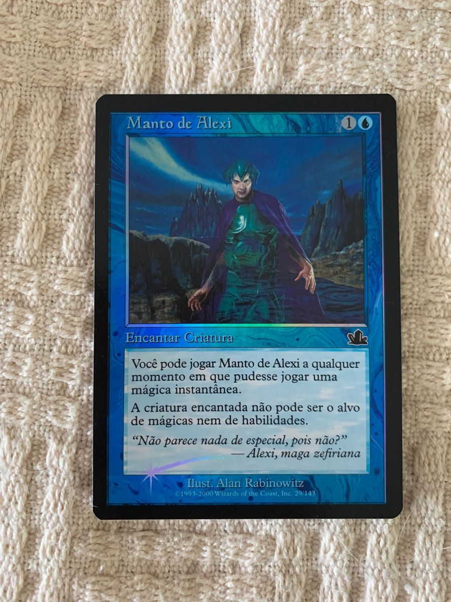 Carta de Magic The Gathering - Manto de Alexi | Jogo de Tabuleiro Magic ...