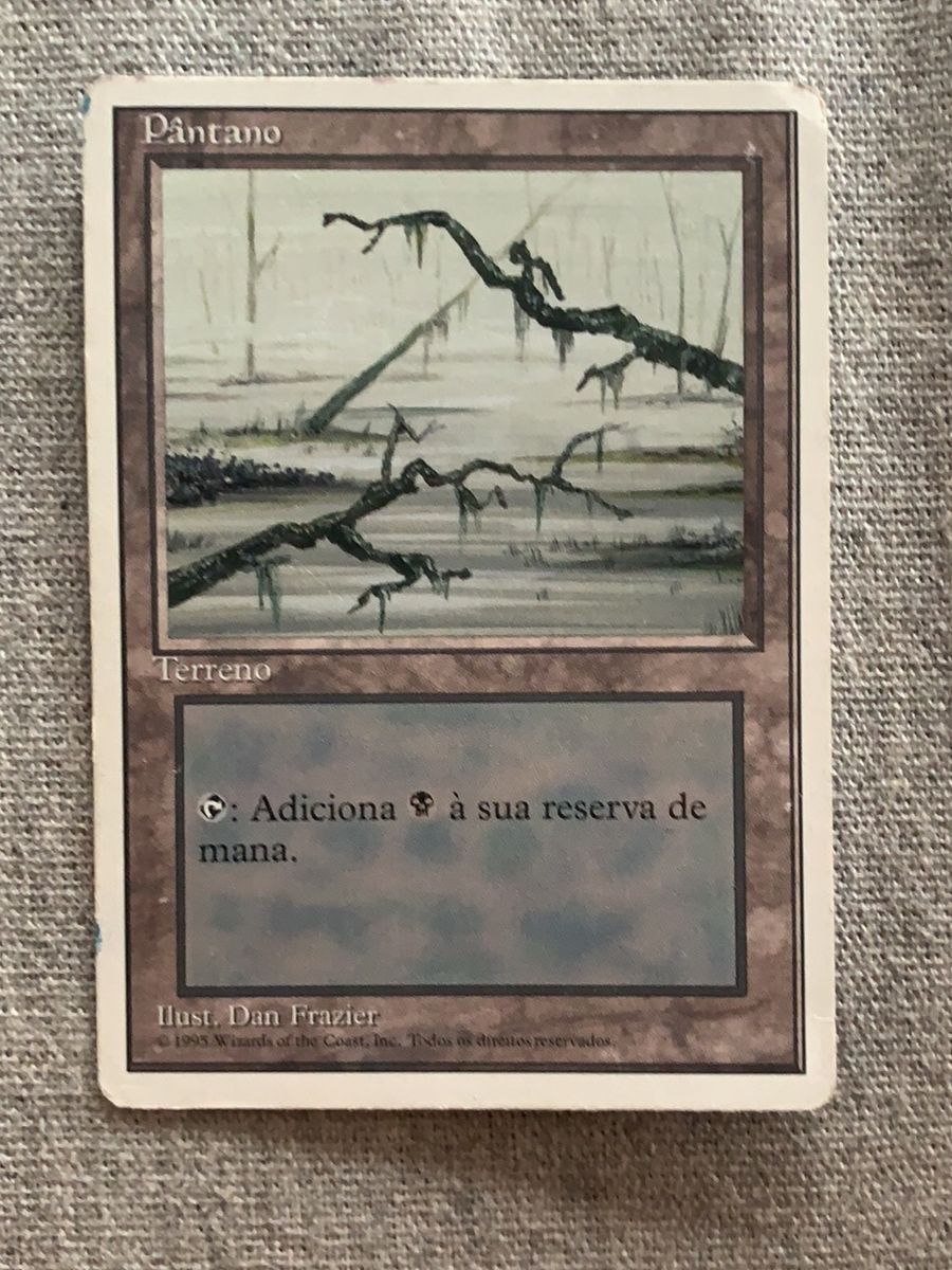 Carta Magic Pântano | Produto Vintage e Retro Magic Usado 44360904 | enjoei