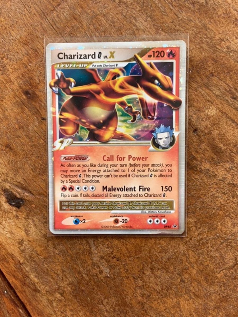Carta Pokémon Charizard Level X + Brinde | Produto Masculino Usado ...