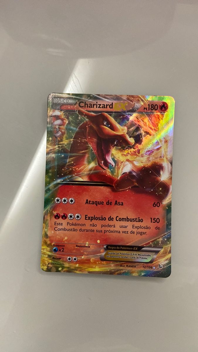 Carta Pokemon Charizard | Brinquedo Pokemon Nunca Usado 87227345 | enjoei