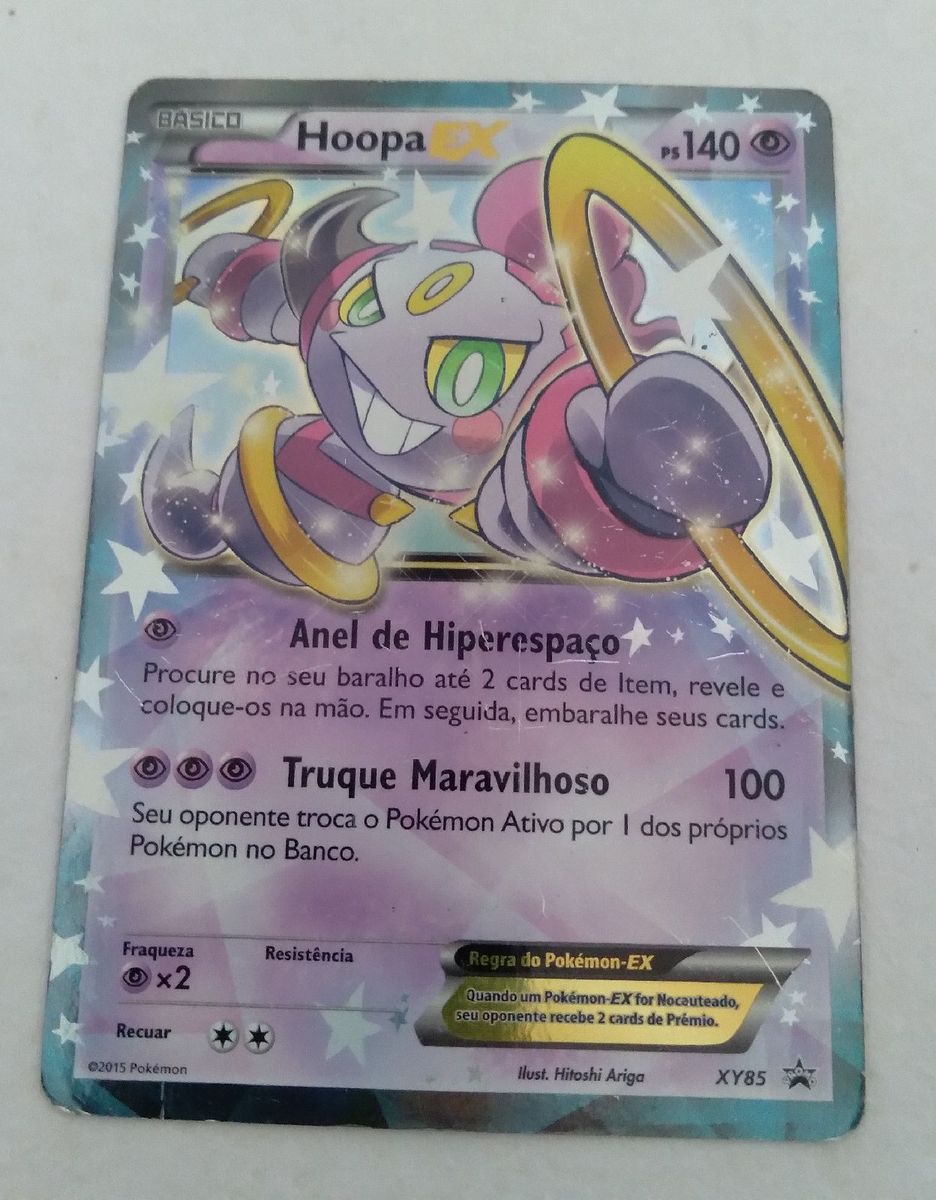 Carta Pokemon do Hoopa Ex | Brinquedo Copag Usado 80412337 | enjoei