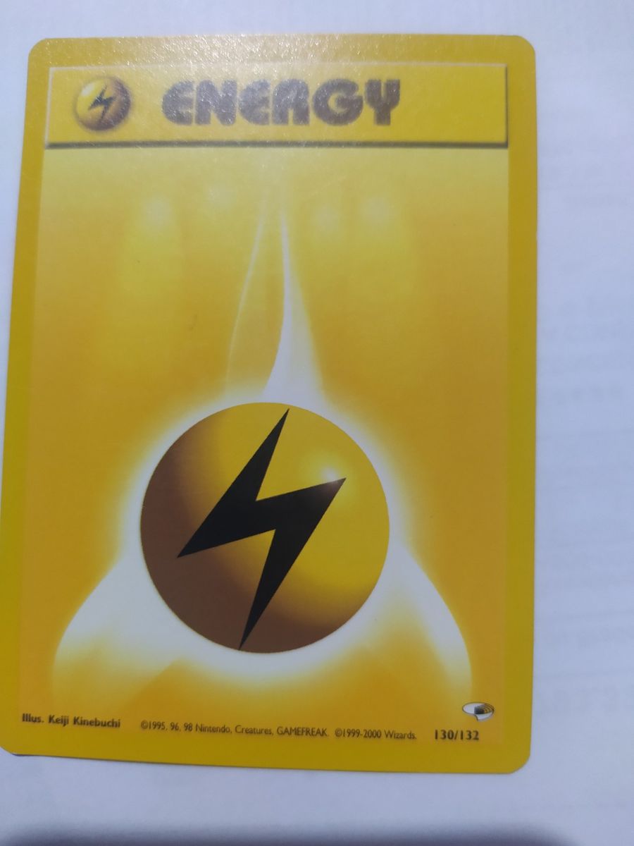 Carta Pokémon Energy 1° Edição | Cacareco Usado 121448443 | enjoei