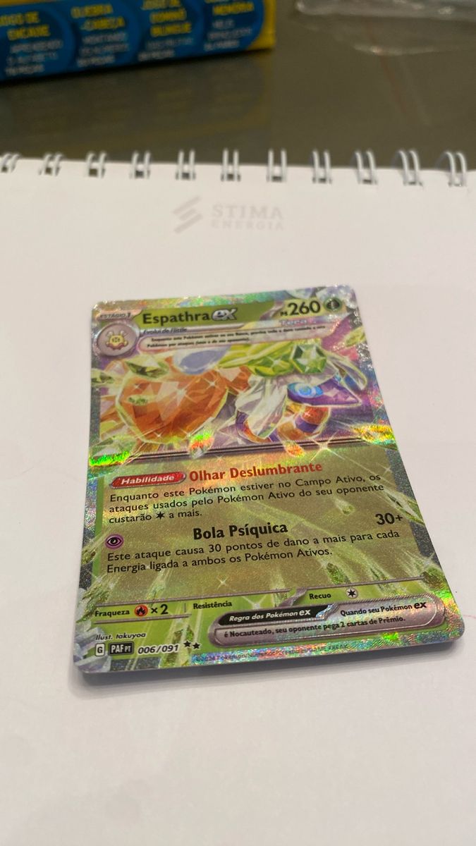 Carta Pokémon Espathra Ex | Jogo de Tabuleiro Pokémon Usado 101321127 ...