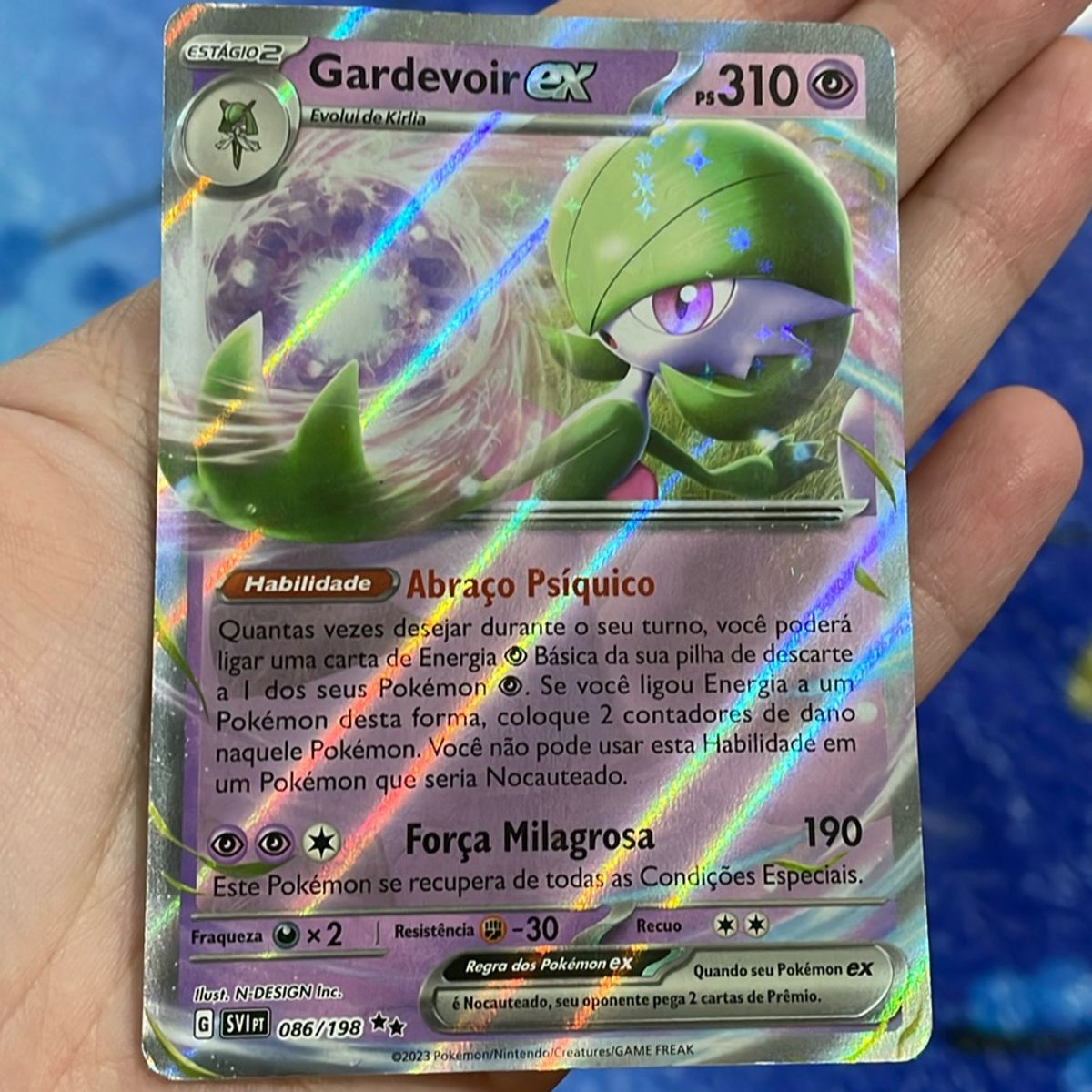 Carta Pokémon Gardevoir Ex | Jogo de Tabuleiro Pokémon Nunca Usado ...