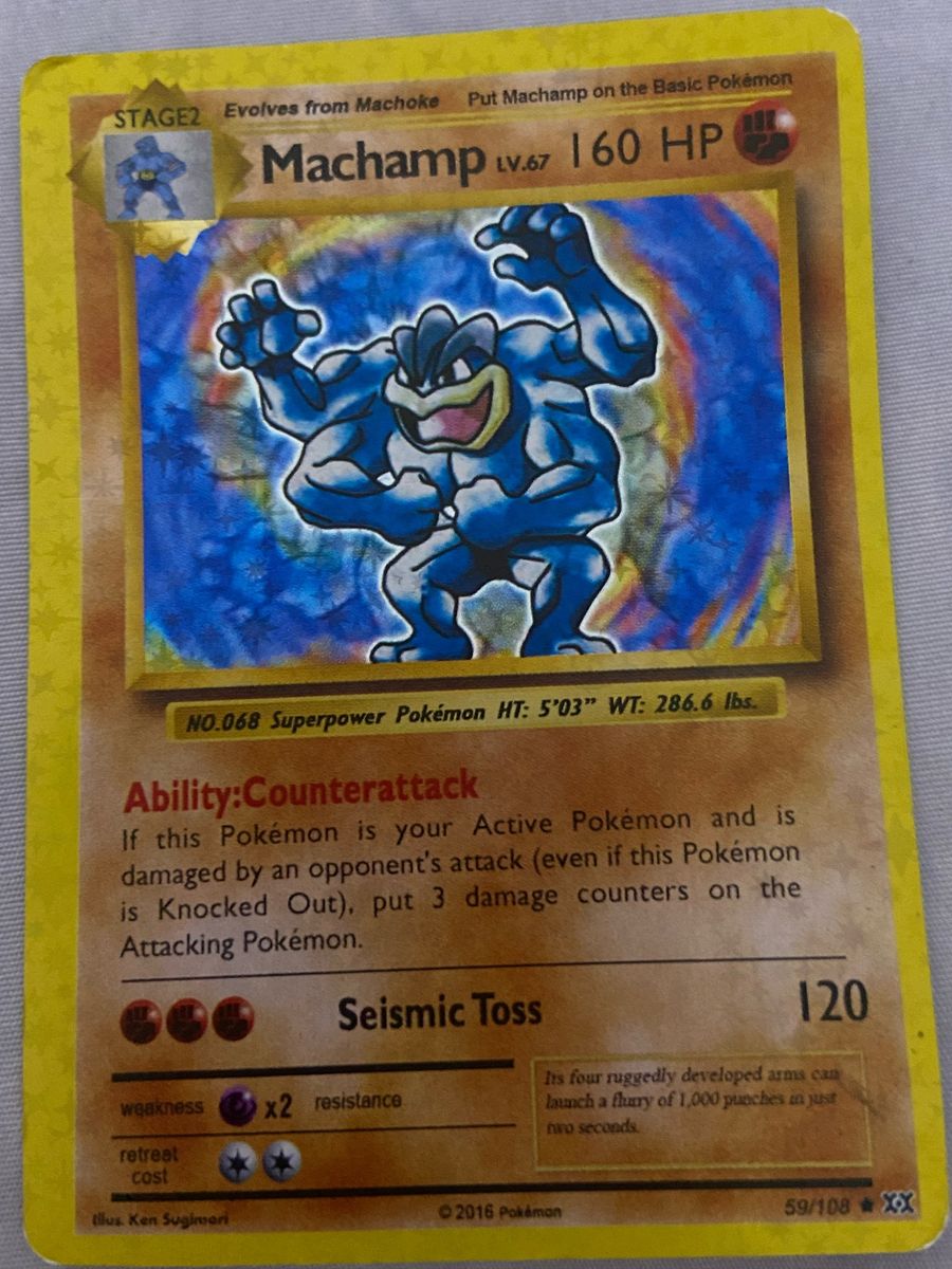Carta Pokemon Machamp | Brinquedo Copag Usado 74837366 | enjoei