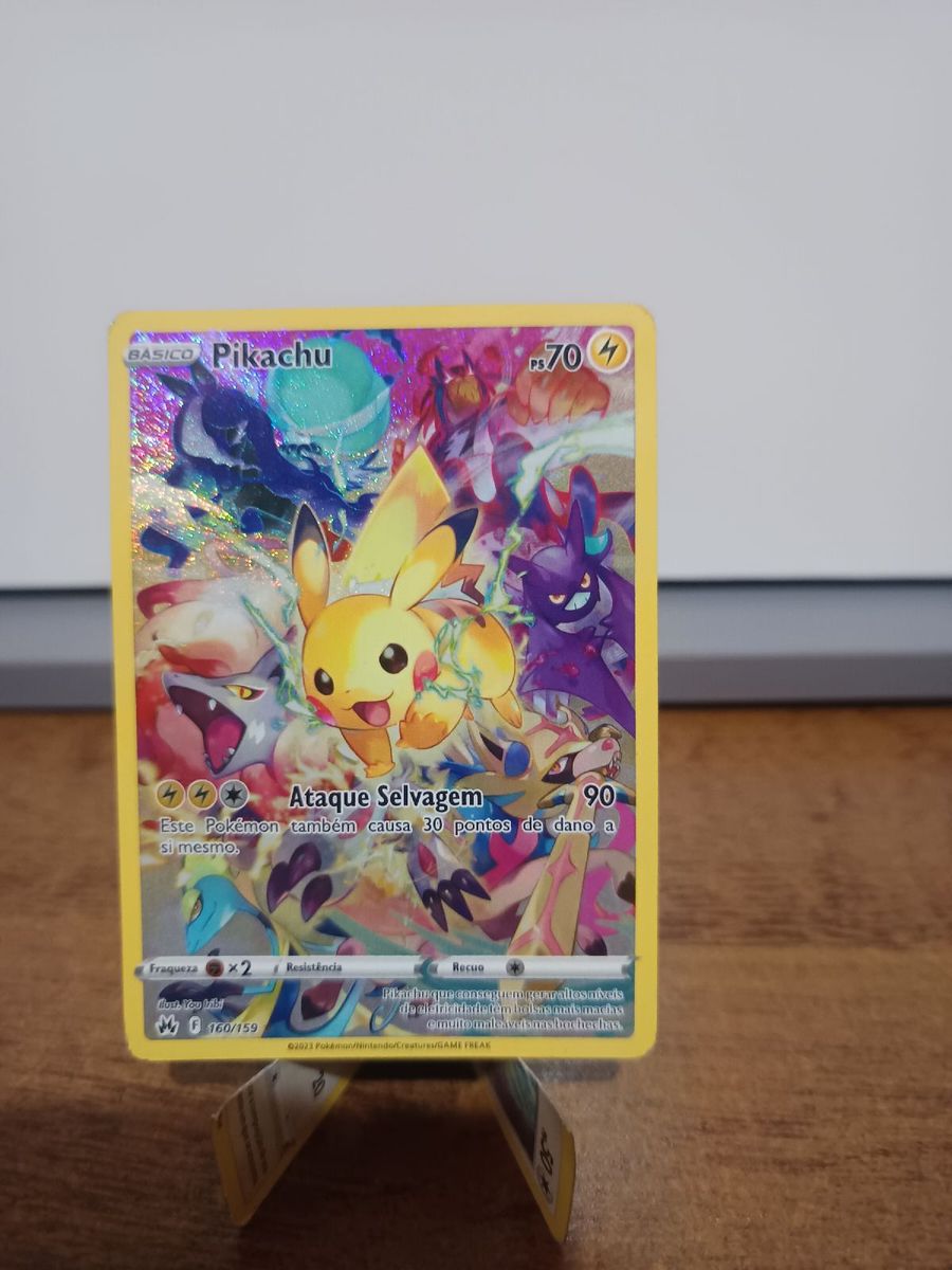 Carta Pokemon Pikachu (160-159) Full Art Alt Art (sp) Slightly Played+ ...
