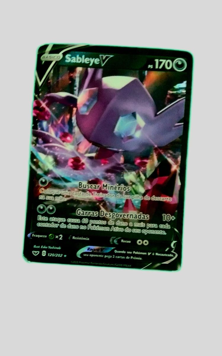 Carta Pokemon Sableye | Brinquedo Pokémon Usado 69689283 | enjoei