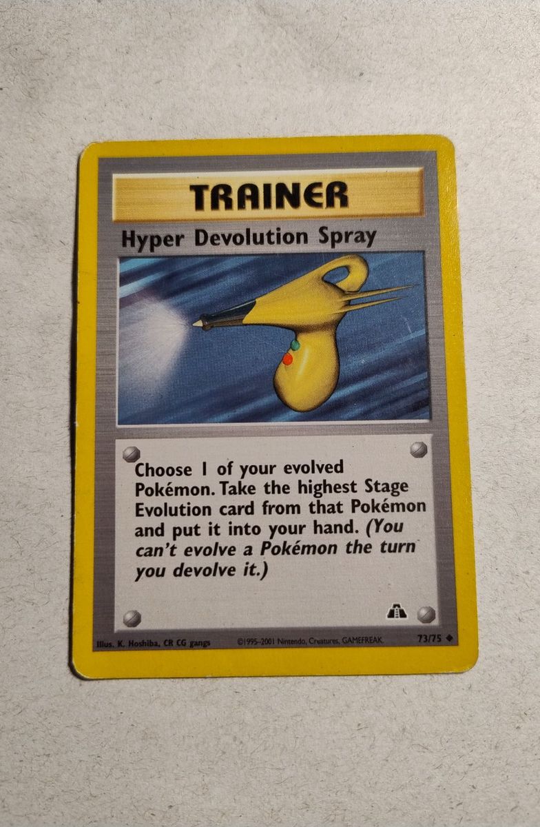 Carta Pokemon Trainer Hyper Devolution Spray 73/75 | Brinquedo para ...