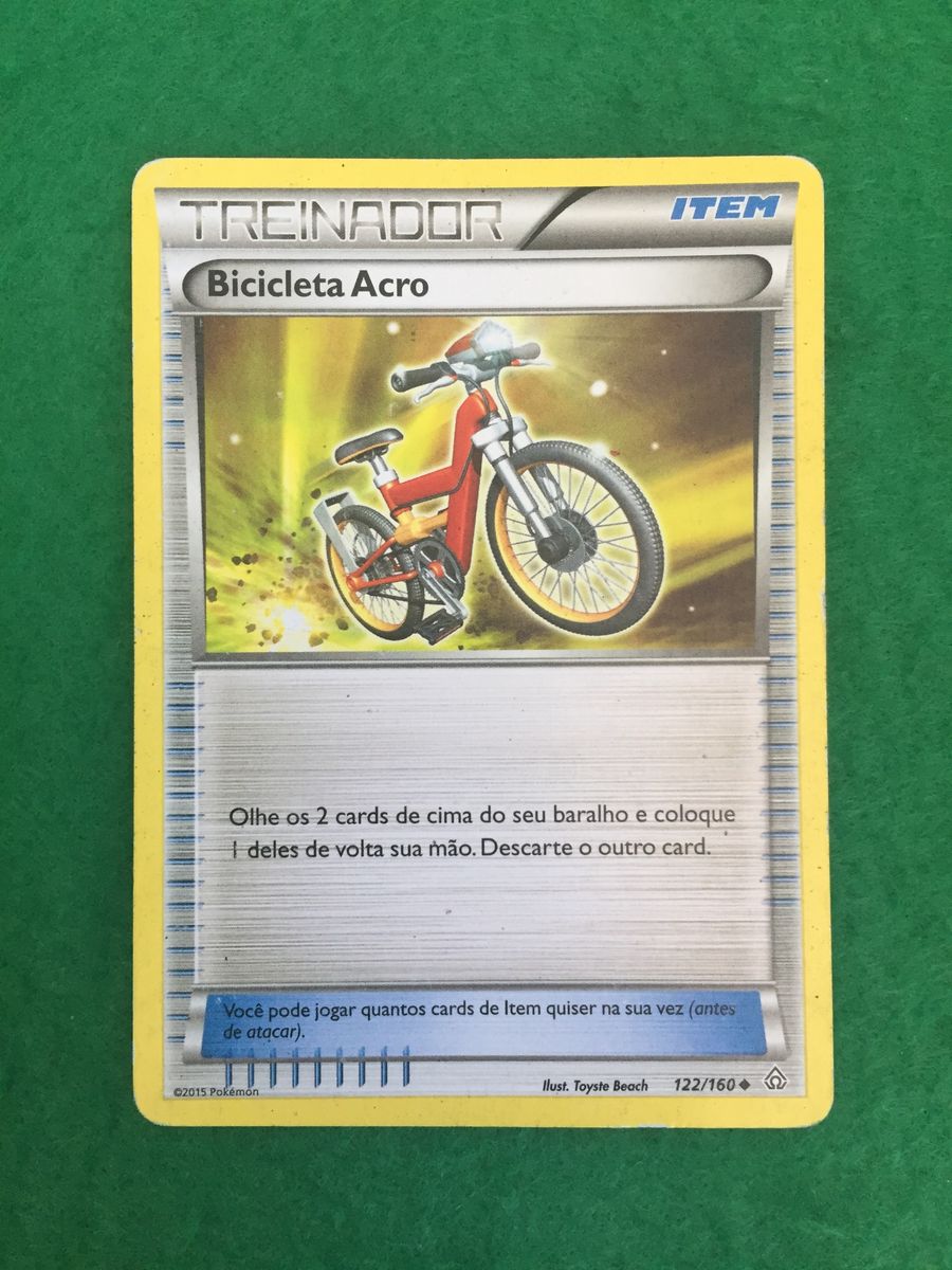 Carta Pokémon Treinador Bicicleta Acro | Produto Vintage e Retro ...