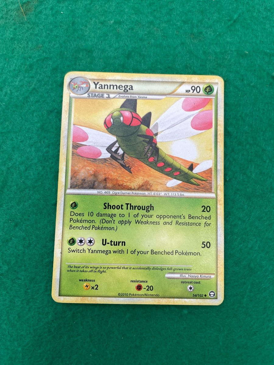 Carta Pokémon Yanmega | Produto Vintage e Retro Pokémon Usado 79045054 ...