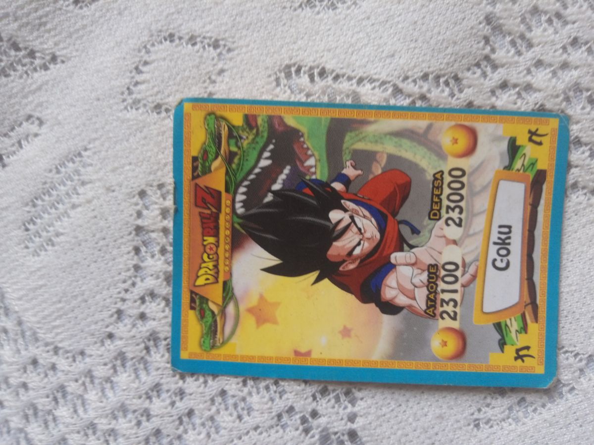 Carta Rara Goku Dragonballz | Brinquedo Usado 86331706 | enjoei