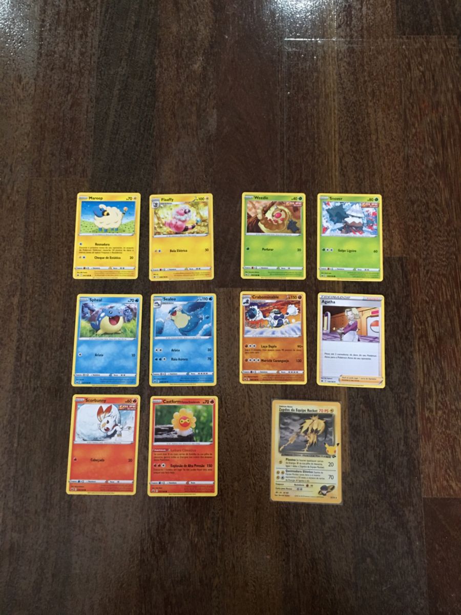 Carta Rara Pokemon + Coleção | Brinquedo Pokémon Usado 92224651 | enjoei