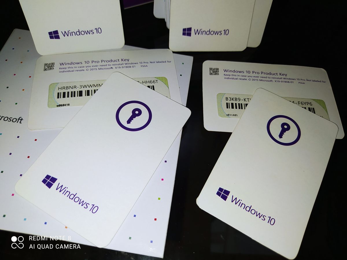 Cartão Key Fpp Windows 10 Professional Original Pode Trocar Pc ...