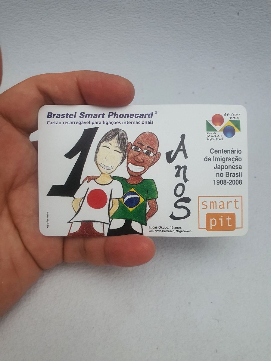 Cartão Telefônico Brastel Edição Especial 100 Anos Centenário da ...