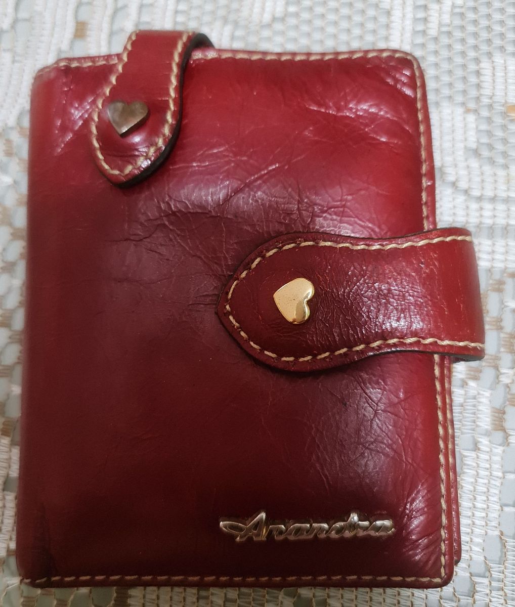 Carteira Anandra - Couro Legítimo | Carteira Feminina Anandra Usado ...