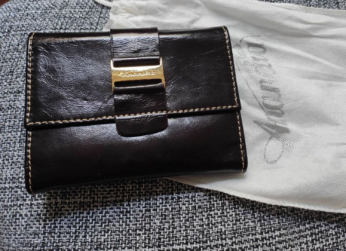 Carteira Couro Legítimo Marrom Chocolate Anandra | Carteira Feminina ...