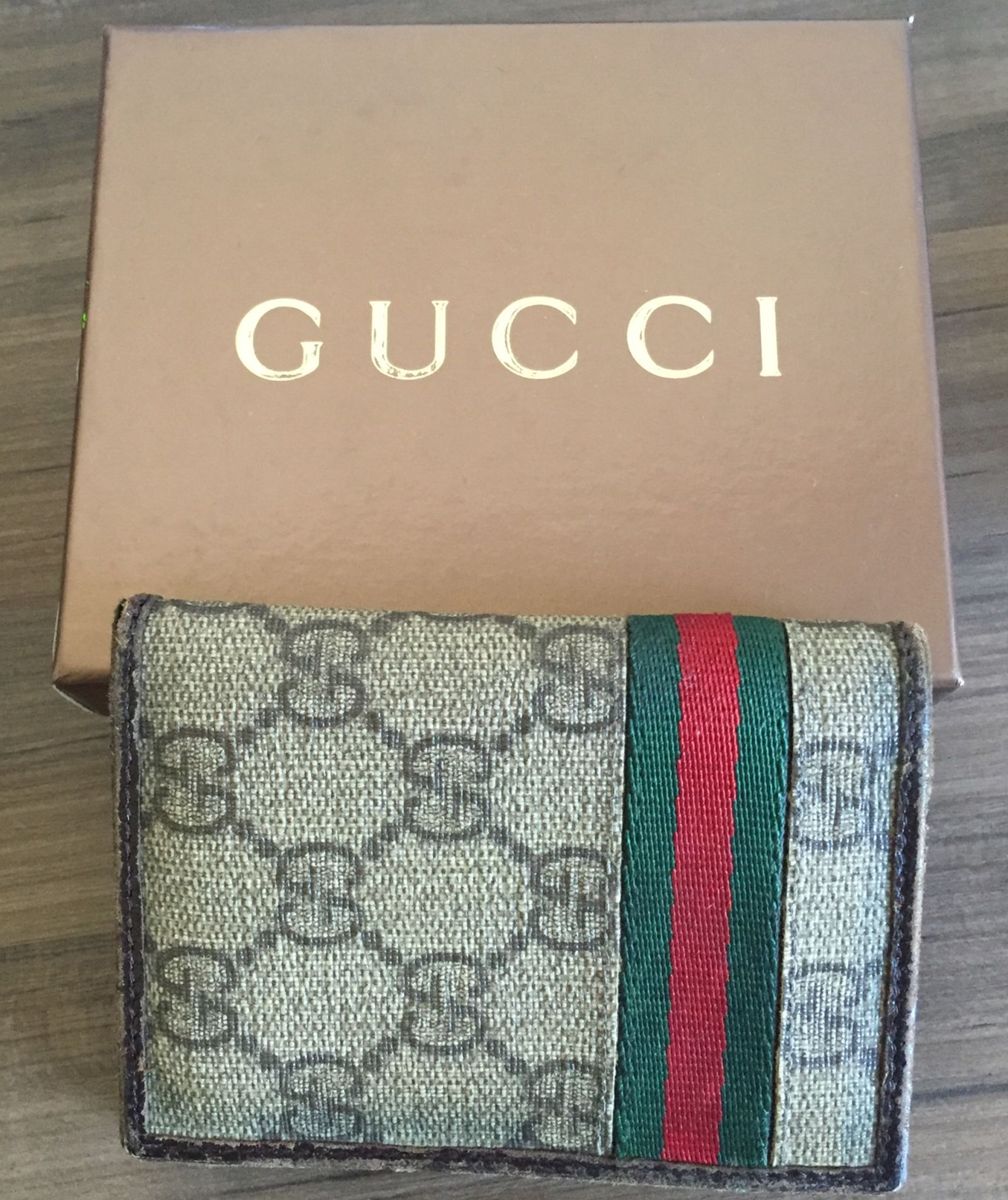 Carteira Gucci Original Na Caixa | Carteira Masculina Gucci Usado ...